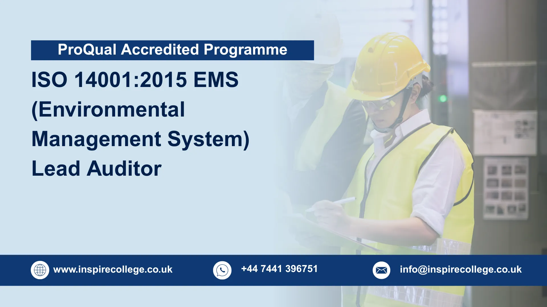ISO 14001:2015 EMS (Environmental Management System) Lead Auditor Course