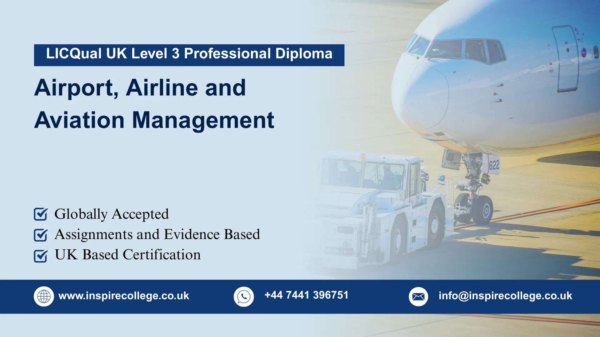 LICQual UK Level 3 Professional Diploma in Airport, Airline and ...