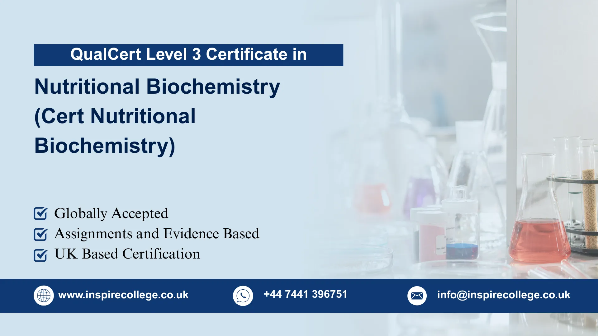QualCert Level 3 Certificate in Nutritional Biochemistry (Cert ...